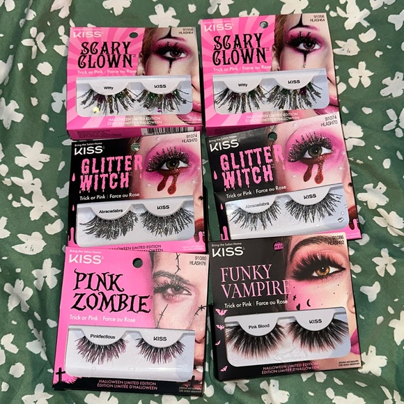 Kiss | Makeup | Kiss Pink Zombie Scary Clown Funky Vampire Halloween ...